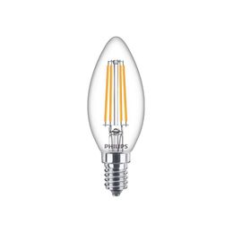 Philips LED-Lampe Classic Candle 6.5W/827 (60W) Clear E14