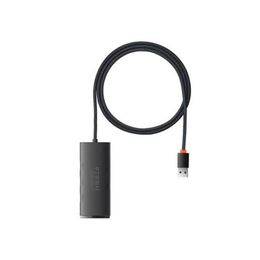 Baseus Hub 4in1 Lite Series USB to 4x USB 3.0 1m (Black) USB-Hubs - USB 3.0 - 4 - Schwarz