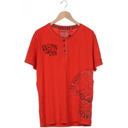 CAMP DAVID Herren T-Shirt, rot, Gr. 54