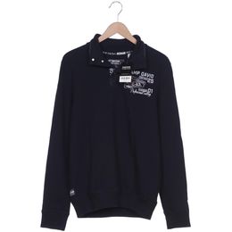 CAMP DAVID Herren Sweatshirt, marineblau