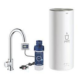 Grohe Red Mono Küchenarmatur 30080001 chrom, L-Size, C-Auslauf, mit Boiler