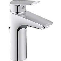 Duravit No. 1 Waschtischarmatur N11022001010 mit Zugstangen-Ablaufgarnitur, Ausladung 106mm, Minus-Flow, chrom