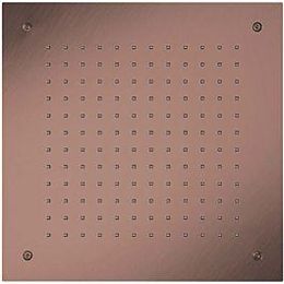 Herzbach Design iX PVD Regenbrause 21.655000.2.39 Deckeneinbau, 500x500mm, Copper Steel