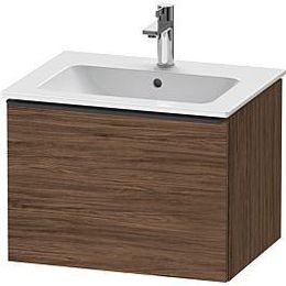 Duravit D-Neo Waschtisch-Unterschrank DE426102121 61 x 46,2 cm, Nussbaum Dunkel, wandhängend, 1 Auszug