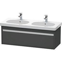 Duravit Ketho Waschtisch-Unterschrank KT666904949 115 x 45,5 cm, graphit matt, 1 Auszug, wandhängend