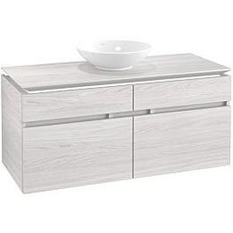 Villeroy & Boch Villeroy & Boch Legato Waschtischunterschrank B610L0E8 120x55x50cm, mit LED-Beleuchtung, White Wood