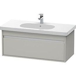 Duravit Ketho Waschtisch-Unterschrank KT666800707 100 x 45,5 cm, betongrau matt, 1 Auszug, wandhängend