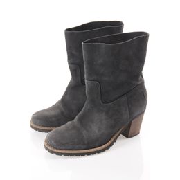 Shabbies Amsterdam Damen Stiefelette, schwarz