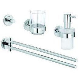 Grohe Essentials Bad-Accessories 40846001 chrom, Bad-Set 4 in 1