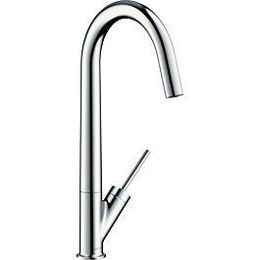 Hansgrohe Spültisch Armatur Axor Starck 10822000 schwenkbarer Auslauf 360 Grad, chrom