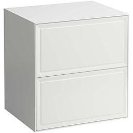 Laufen The new classic Schubladenelement/Sideboard H4060060851701 57,5x60x45,5cm, 2 Schubladen, Sideboard ohne Ausschnitt, Weiß matt