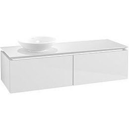 Villeroy & Boch Villeroy & Boch Legato Waschtischunterschrank B587L0DH 140x38x50cm, mit LED-Beleuchtung, Glossy White