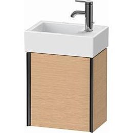 Duravit XViu Waschtisch-Unterschrank XV4230LB212 36,4 x 39,7 x 23,4 cm, links, eiche gebürstet, 1 Tür, schwarz matt