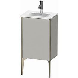 Duravit XViu Waschtisch-Unterschrank XV4068LB107 43x31x59,1cm, 1 Tür, champagner matt, links, betongrau matt