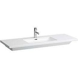 Laufen Living Square Waschtisch 8164350001091 130 x 48 cm, Überlauf, ohne Hahnloch, weiss