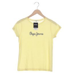 Pepe Jeans Damen T-Shirt, gelb, Gr. 36