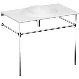 Vitra Istanbul Waschtisch 4519B403-6140 60x100cm, ohne Überlauf und Hahnloch, weiß VC