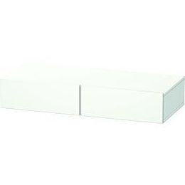 Duravit DuraStyle Schubkastenablage DS827001818 100 x 44 cm, 2 Schubkästen, weiß matt, mit Konsolenträger