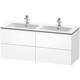 Duravit L-Cube Waschtischunterbau LC625901818 Weiß Matt, 129x55x48,1cm, 4 Schubladen