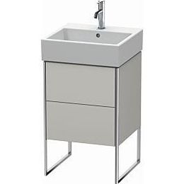 Duravit XSquare Waschtisch-Unterschrank XS447200707 48,4x49,1x46cm, 2 Auszüge, Betongrau matt