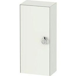 Duravit White Tulip Halbhochschrank WT1323L3636 40 x 24 cm, Weiß Seidenmatt, 1 Türe links mit Griff, 2 Glasfachböden