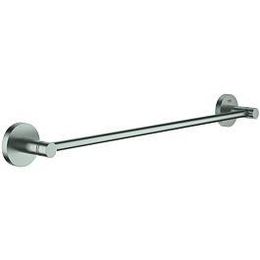 Grohe Essentials Badetuchhalter 40688DC1 45 cm, supersteel, verdeckte Befestigung