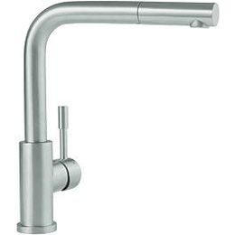 Villeroy & Boch Villeroy und Boch Küchenarmatur Steel Shower 969701LC 11 l/min, ausziehbar, Edelstahl massiv