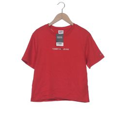 Tommy Jeans Damen T-Shirt, rot, Gr. 34