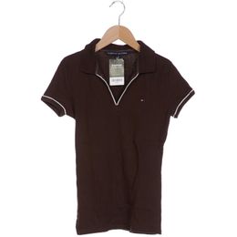 Tommy Hilfiger Damen Poloshirt, braun, Gr. 34