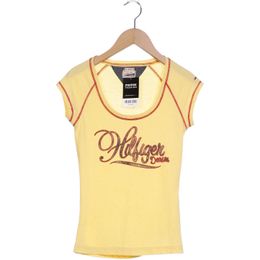 Hilfiger Denim Damen T-Shirt, gelb, Gr. 34