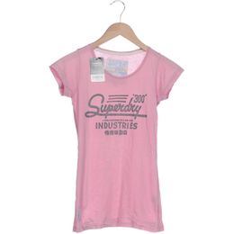 Superdry Damen T-Shirt, pink, Gr. 34