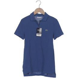 Lacoste Damen Poloshirt, blau, Gr. 34