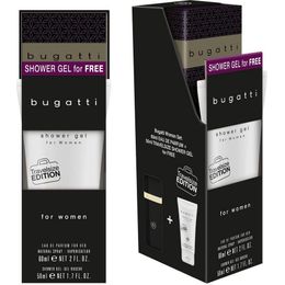 Bugatti Eau de Parfum Bugatti Eleganza Intensa EdP 60 ml + (gratis) Duschgel 50 ml Bundle, 2-tlg., rosa