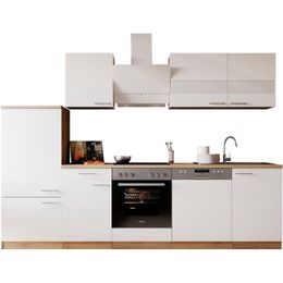 respekta Küche Merle, Breite 280 cm, mit Soft-Close, in exklusiver Konfiguration für OTTO, weiß