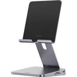 Anker 551 USB-C-Hub (8-in-1, Tablet-Ständer) USB-Ladegerät, grau