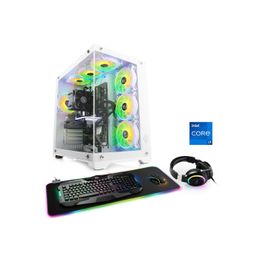 CSL Aqueon C77242 Advanced Edition Gaming-PC (Intel® Core i7 13700KF, NVIDIA GeForce RTX 4070, 64 GB RAM, 2000 GB SSD, Wasserkühlung), weiß