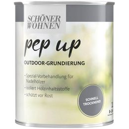 Schöner Wohnen Farbe SCHÖNER WOHNEN FARBE Grundierfarbe pep up Outdoor, 1 Liter, weiß, Grundierung für pep up Outdoor, weiß