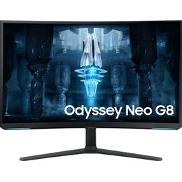 Samsung Odyssey Neo G8 S32BG850NP Curved-Gaming-LED-Monitor (81 cm/32 ", 3840 x 2160 px, 4K Ultra HD, 1 ms Reaktionszeit, 165 Hz, VA LCD, 1ms (G/G), schwarz
