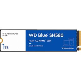 Western Digital WD Blue SN580 WDS100T3B0E PCIe 4.0 x4 (NVMe) Festplatte, 1 TB SSD M.2 via PCIe, intern