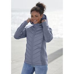 Bench. Steppjacke blau Gr. 34 für Damen