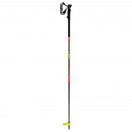 Leki - Mezza Lite - Skitourenstöcke Länge 125 cm rot/gelb