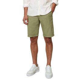 Marc O'Polo Marc O'Polo Shorts Reso Shorts, regular fit, welt pkts, LO 52,6cm; Length -3cm mit Logostickerei auf der Rückseite, grün
