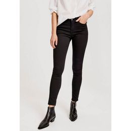 Opus Skinny-fit-Jeans Elma black im Five-Pocket-Design, schwarz