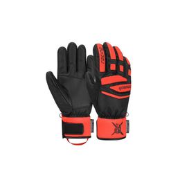 Reusch Skihandschuhe Worldcup Warrior warm, wasserdicht, rot|schwarz