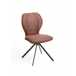 NIEHOFF SITZMÖBEL Niehoff Sitzmöbel Colorado Trend-Line Design-Stuhl Eisengestell - Polyester - 180° drehbar Nirvana braun
