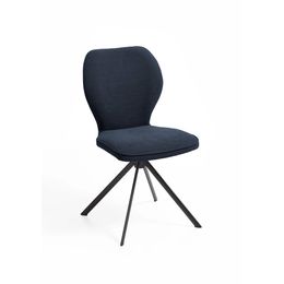 NIEHOFF SITZMÖBEL Niehoff Sitzmöbel Colorado Trend-Line Design-Stuhl Eisengestell - Webstoff Malea-R graphit