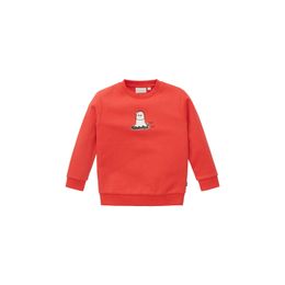 Tom Tailor Jungen Sweatshirt mit reflektierendem Print, rot, Print, Gr. 116/122