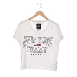 Tommy Jeans Damen T-Shirt, weiß