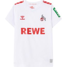Hummel® 1. FC Köln Heimtrikot 23/24, sportiv, für Kinder, weiß, 140