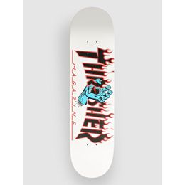 Santa Cruz X Thrasher Screaming Flame 8" Skateboard Deck white